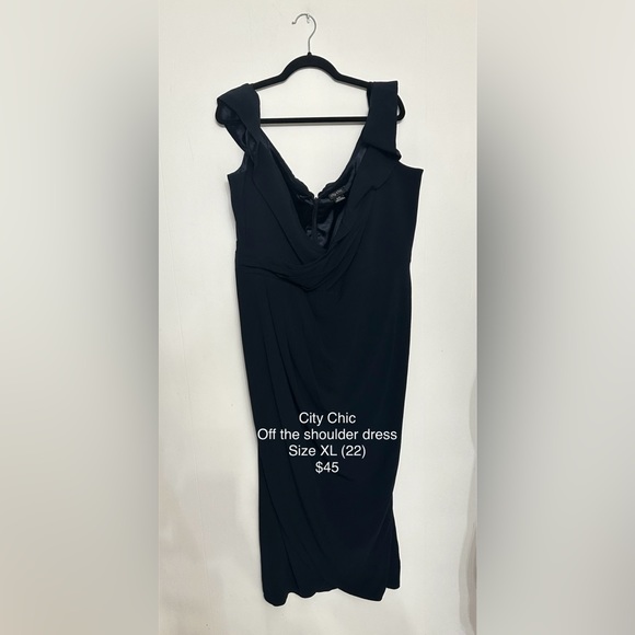City Chic | Dresses | City Chic Off The Shoulder Dress | Poshmark